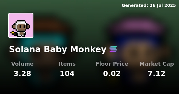 Solana Baby Monkey - A unique NFT collection living on the TIEXO ... Solana Baby Monkey - A unique NFT collection living on the TIEXO ...