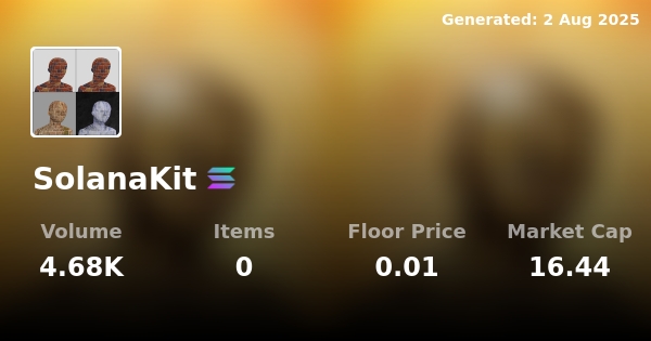 SolanaKit - A unique NFT collection living on the TIEXO Marketplace SolanaKit - A unique NFT collection living on the TIEXO Marketplace